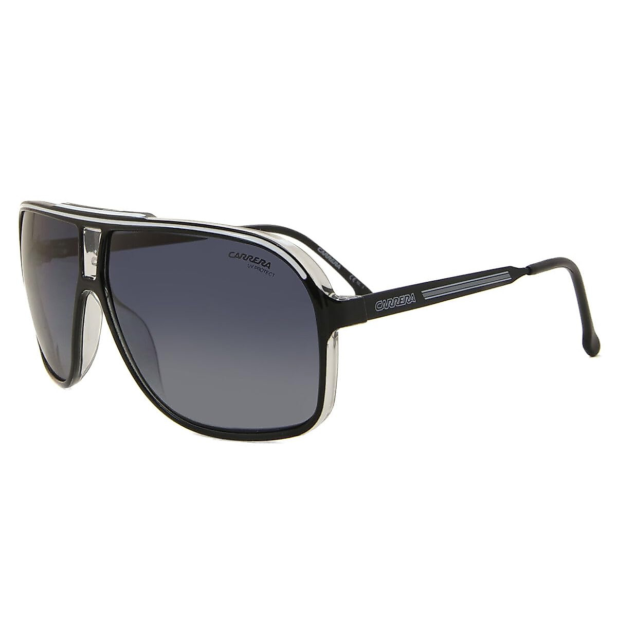 Carrera GRAND PRIX 3 Black White/Grey Shaded 64/9/135 men Sunglasses