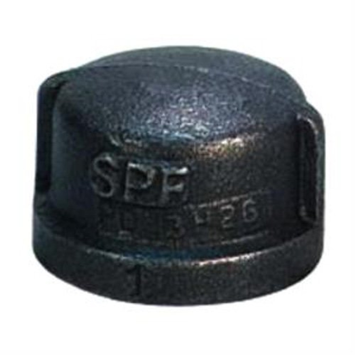 Anvil International 0818900730 Imported Malleable Iron Cap, 2", Black