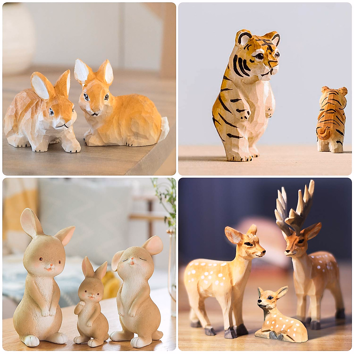 Basswood Carving Blocks - 5ARTH Large Beginner's Premium Wood Carving/Whittling Kit, Suitable for Beginner to Expert - 10 Pcs with Two 6"x 2"x 2" and Eight 6"x 1"x 1" Unfinished Wood Blocks