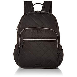 Vera Bradley Women's Performance Twill Campus Backpack, Black, One Size