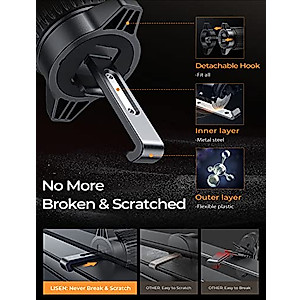 LISEN Adjustable Phone Mount for Car, CD Phone Holder for iPhone Car Holder Mount Ultra Sturdy Vent Cell Phone Mount CD Slot Car Cell Phone Holder for iPhone 14 Samsung S23 All Phones