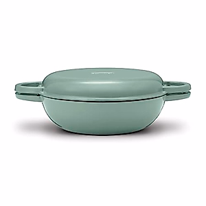Cuisinart CI5528-2SG 2-in-1 Multipurpose Set (4 Qt. All Purpose Pan & 11" Grill Pan) - Sage Green