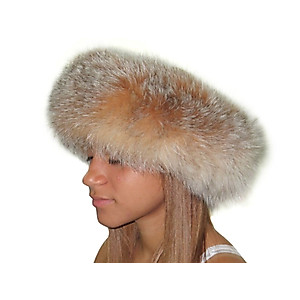 4 inches Dyed Crystal Fox Headband