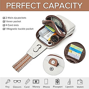 Small Sling Bag for Women Crossbody Purse, Crossbody Bags for Women Trendy, Fanny Pack Crossbody Chest Bag for Men