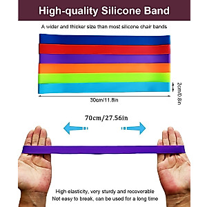 6 Pack Towel Clips for Chairs Cruise, Silicone Towel Bands for Cruise Chairs, Multi-Functional Beach Towel Bands Beach Towel Clips Beach Towel Clips for Pool Chairs