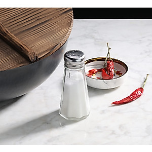 New Star Foodservice 22285 Paneled Salt and Pepper Shaker Mushroom Top, 1-Ounce, Set of 24