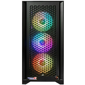 CPU Solutions GamerCore PC RTX 4070, Ryzen® 9 5900X 12 Core 4.8hz - 32GB RAM, 1000GB NVMe 4.0 SSD, RGB Tower Solutions CEG-8679