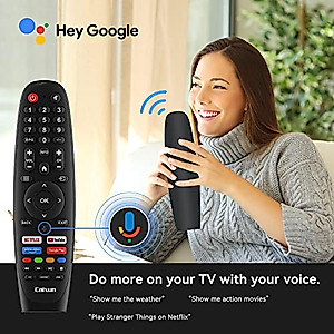 Caixun TV 40 inch 1080p FHD Smart Android TV with Chromecast Built-in, HDMI, USB (HDMI Cable Included - EC40V2FA)