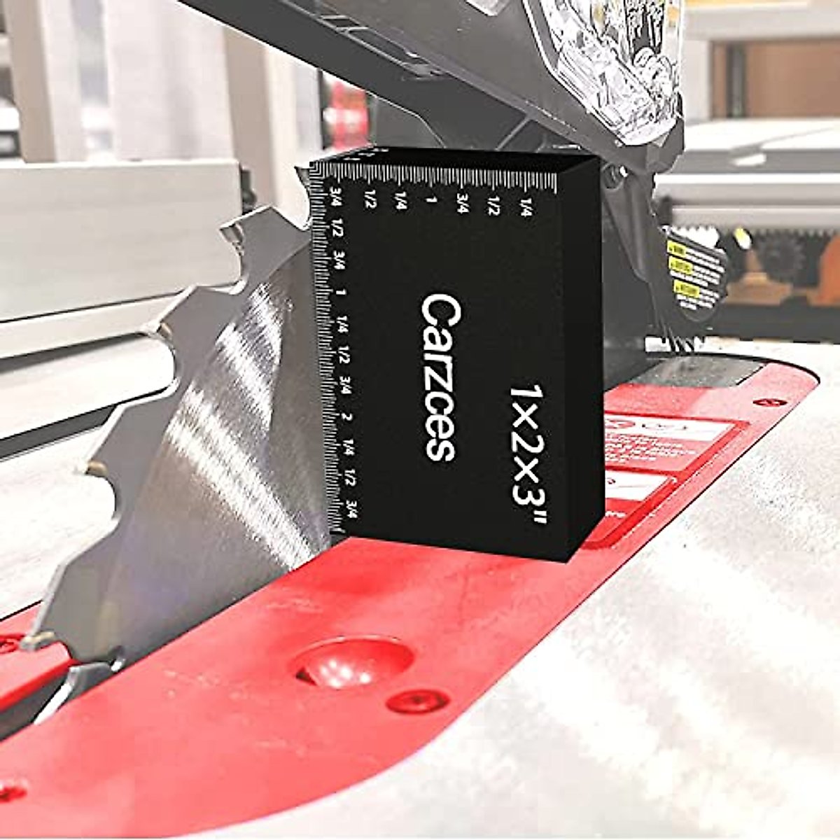 Setup Blocks Height Gauge Set, 15pcs Precision Aluminum Height Gauges Set Setup Bars, Testing Gage Block Gage Measuring Tool for Router and Table Saw Woodworking Accessories- Black