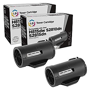 LD Compatible Toner Cartridge Replacement for Dell 593-BBML F9G3N (Black, 2-Pack)