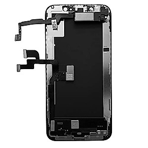 Full Screen Replacement OLED 3D Touch Assembly with Pre-Installed Ear Speaker and Proximity Sensor with Frame Adhesive and Repair Tools for iPhone Xs 5.8 inch