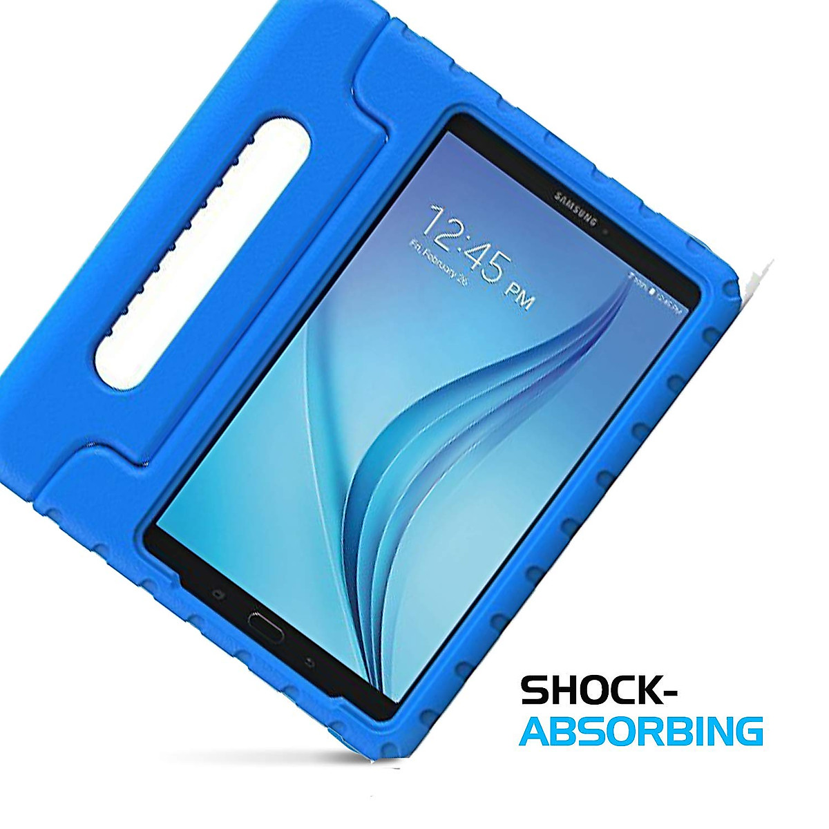 BMOUO Kids Case for Samsung Galaxy Tab E Lite 7.0 Inch - ShockProof Case Light Weight Kids Case Super Protection Cover Handle Stand Case for Children for Samsung Galaxy Tab E Lite 7 Inch Tablet - Blue