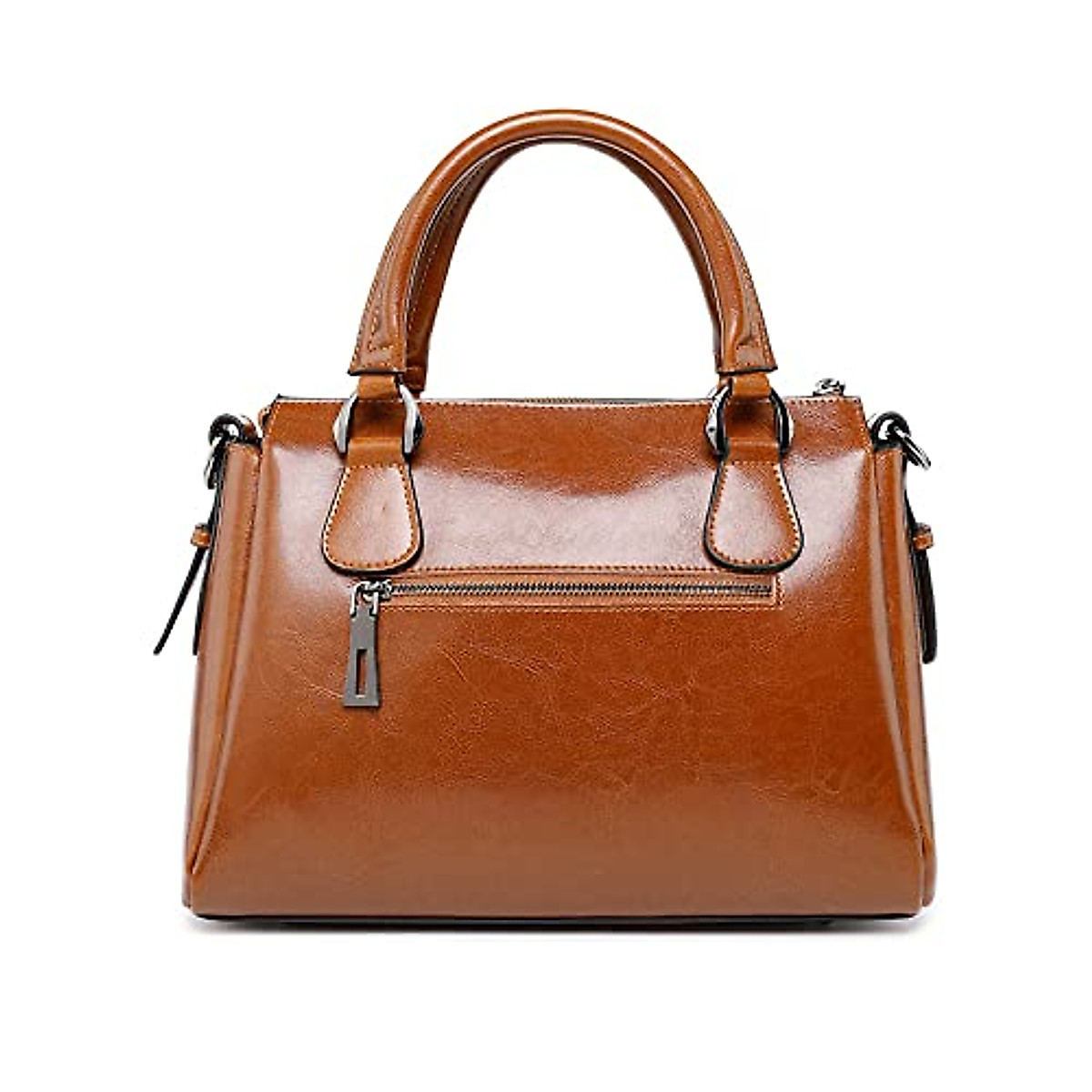 Top Handle Satchel for Women Designer Crossbody Bags Cute Trendy Shoulder Purse Tan Leather Classic Pochette for Ladies Stylish Handbag