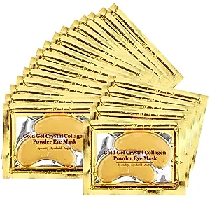Adofect Under Eye Patches 24k Gold Under Eye Mask Puffy Eyes and Dark Circles Treatments Under Eye Bags Treatment Collagen Eye Pads for Beauty & Personal Care 30 Pairs