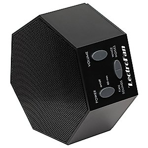 LectroFan High Fidelity White Noise Machine with 20 Unique Non-Looping Fan and White Noise Sounds and Sleep Timer
