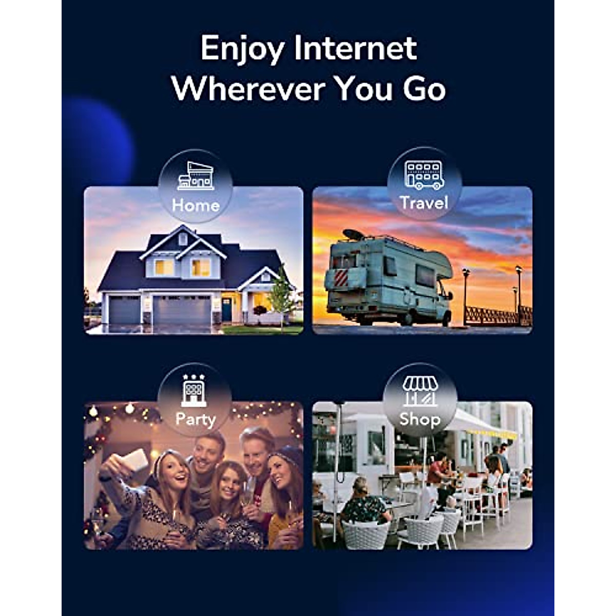 Cudy New AC1200 Dual Band Unlocked 4G LTE Modem Router with SIM Card ...