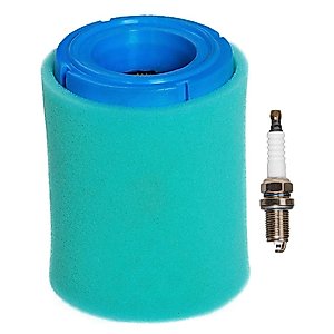 HIFROM Air Filter Pre-Fitler Combo Cleaner Spark Plug Kit Compatible with Kohler CH395, Ch440 17 883 03-S1, 17 083 03-S, 17 083 21-S, 17 083 15-S, 17-083-03S Lawn Mower