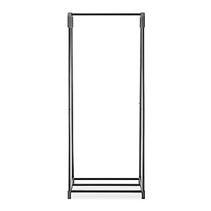 Whitmor Garment Rack with Shelf - Gunmetal