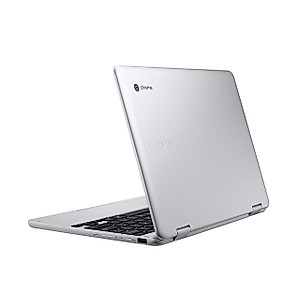 SAMSUNG Chromebook Plus V2, 2-in-1, 4GB RAM, 64GB eMMC, 13MP Camera, Chrome OS, 12.2", 16:10 Aspect Ratio, Light Titan (XE520QAB-K03US) (Renewed)