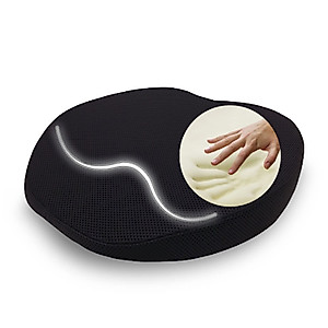 HIHIP Patented Comfort Design Hip Correction Chair Seat Cushion - Premium Orthopedic Back Posture Support Made of Quality Urethane-Hip Adjustments & Pelvic Correction-Back Pain Relief