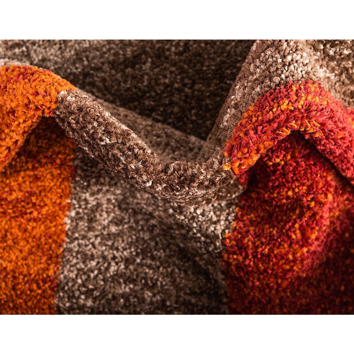 Unique Loom Autumn Collection Area Rug - Providence (10' x 14' 1" Rectangle, Multi/ Beige)