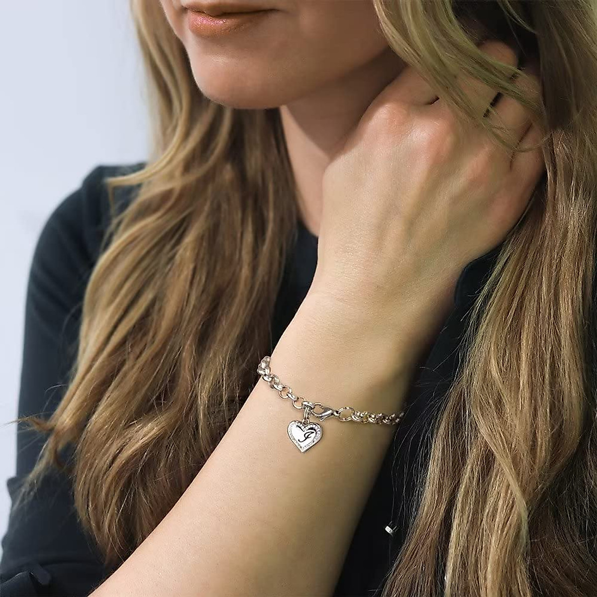 Vjoypro Mothers Day Gifts for Women Mom Daughter - Letter C Initial Bracelet Expandable Charm Bracelet Jewelry Gifts for Girls Teen Girls Birthday Gifts Initial Bracelet Jewelry