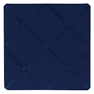 Navy Blue Fabric Memory/Memo Photo Bulletin Board