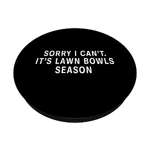 Funny Lawn Bowls Idea For Women & Novelty Lawn Bowling PopSockets Swappable PopGrip