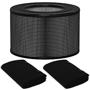Allisfresh 10500 True HEPA Filter Replacement Kit Compatible with Honeywell 10500 (EV-10) 17000 17000-S 17005 Air Cleaner Purifiers, Part Number 20500 (1 HEPA + 2 Carbon Pre-Filter)