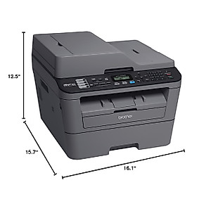 Brother MFCL2700DW All-In One Laser Printer with Wireless Networking and Duplex Printing, Amazon Dash Replenishment Enabled