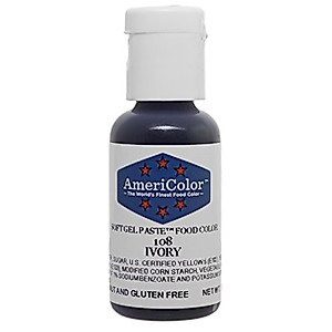 Americolor Soft Gel Paste Food Color, 75-Ounce, Ivory