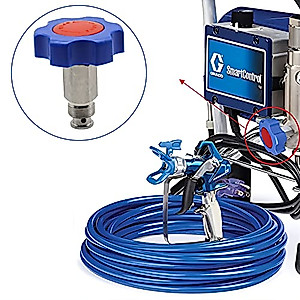 Homhelar Airless Prime Spray Valve, Drain Dump Valve for Graco 390 395 490 495 595 Airless Paint Sprayer Aftermarket Parts