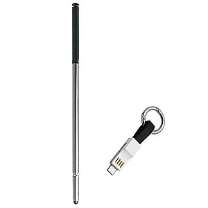 yuzhiyong G Stylus 5G Pen Replacement for Motorola Moto G Stylus 5G XT2131 All Verison Touch Stylus Pen+ USB to Type-C Adapter(Not for Moto G Stylus 2020/G Stylus 2021), Black
