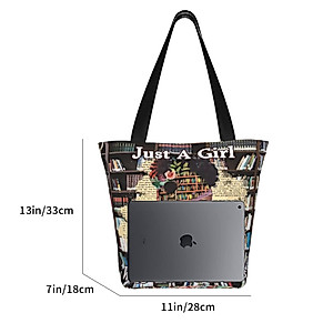 African American Bags for Black Women Who Loves Books African Shoulder Bag Black Queen Handbags Afro Women Magic Shopping Bags for Work Travel Business Beach