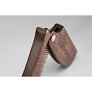 BEARD & BATES The Sandalwood Switchblade - The Original Folding Wooden Beard Hair Comb | Boutique, Artisan Crafted, Los Angeles