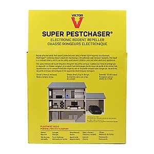 Victor M792 Heavy-Duty Indoor Sonic PestChaser Pro Ultrasonic Mouse, Rat and Other Rodent Repeller
