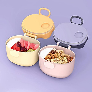 Toyvian Baby Formula Dispenser with Scoop, Baby Milk Formula Dispenser, Portable Storage Formula Containers for Travel, Baby Snack Storage Container, Baby Feeding Travel Storage Container