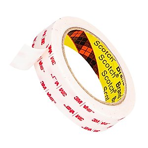 3M Double Sided Mounting Tape VHB 1''x15.4Ft 0.025in Thick White 4930 Heavy Duty Adhesive Waterproof Foam Tape for Car Home Office Decor