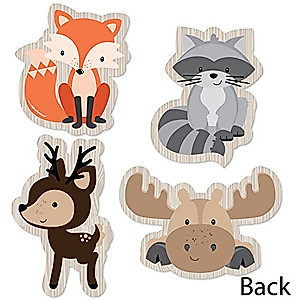 Woodland Creatures - Animal Shaped Decorations DIY Baby Shower or Birthday Party Essentials - Set of 20