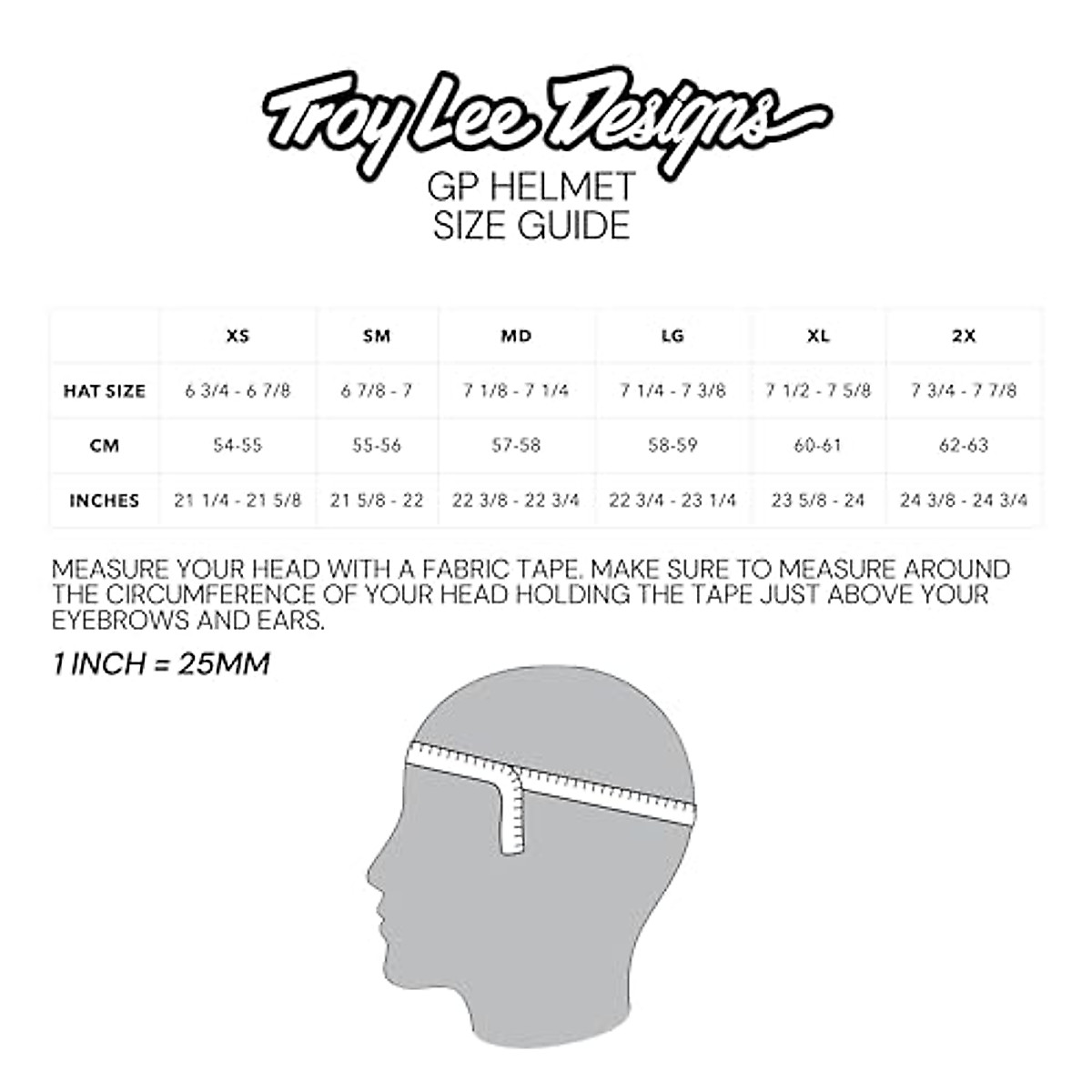 Troy Lee Designs GP Helmet for Motocross MX, Light Weight 16 Vents, Overload Blue/White, 2X, SKU 103252036