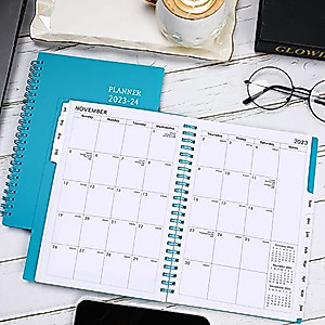 2023-2024 Academic Planner - Planner 2023-2024, 2023-2024 Planner Weekly and Monthly with Tabs, July 2023 - June 2024, 6.25" × 8.3", Strong Twin-Wire Binding, Round Corner, Improving Your Time Management Skill