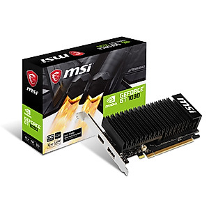 MSI Graphics Card NVIDIA GEFORCE GT 1030 2GHD4 LP OC - Black
