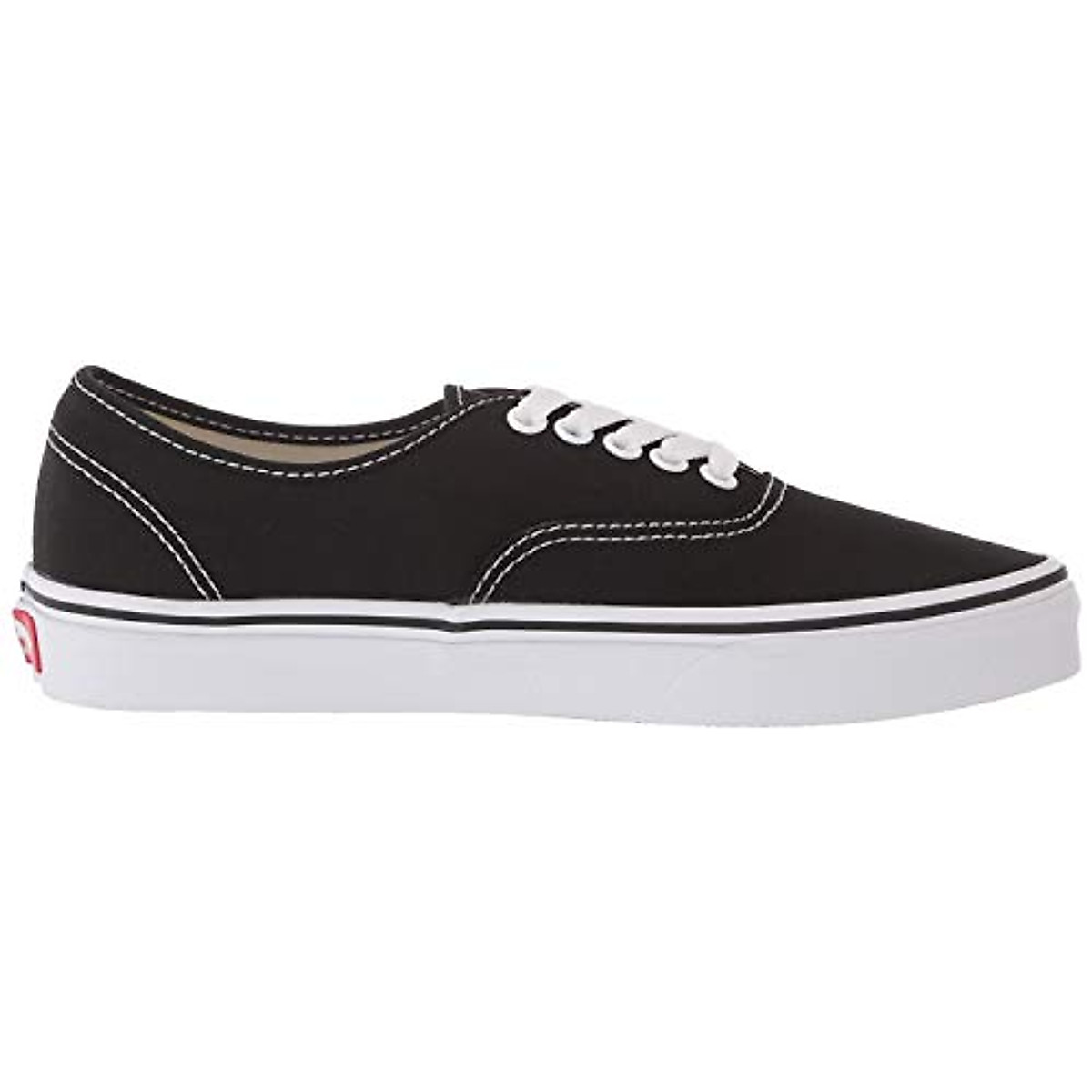 Vans Authentic, Black Black, Size 7.5 Men/ 9 Woman