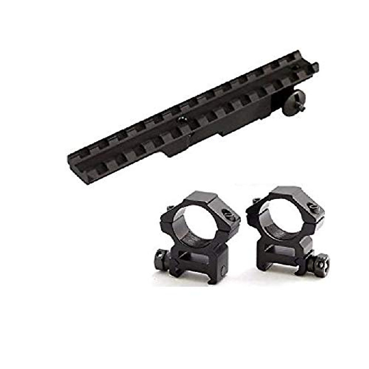 360 Tactical Optics Mounting Kit for Mauser 24/47 M48 K98 98 Rifles - Includes Scout Rifle Scope Mount Rail + Mount Rings