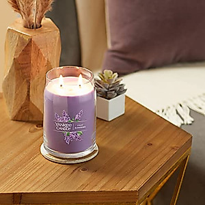 Yankee Candle Lilac Blossoms Scented, Signature 20oz Large Jar 2-Wick Candle, Over 60 Hours of Burn Time