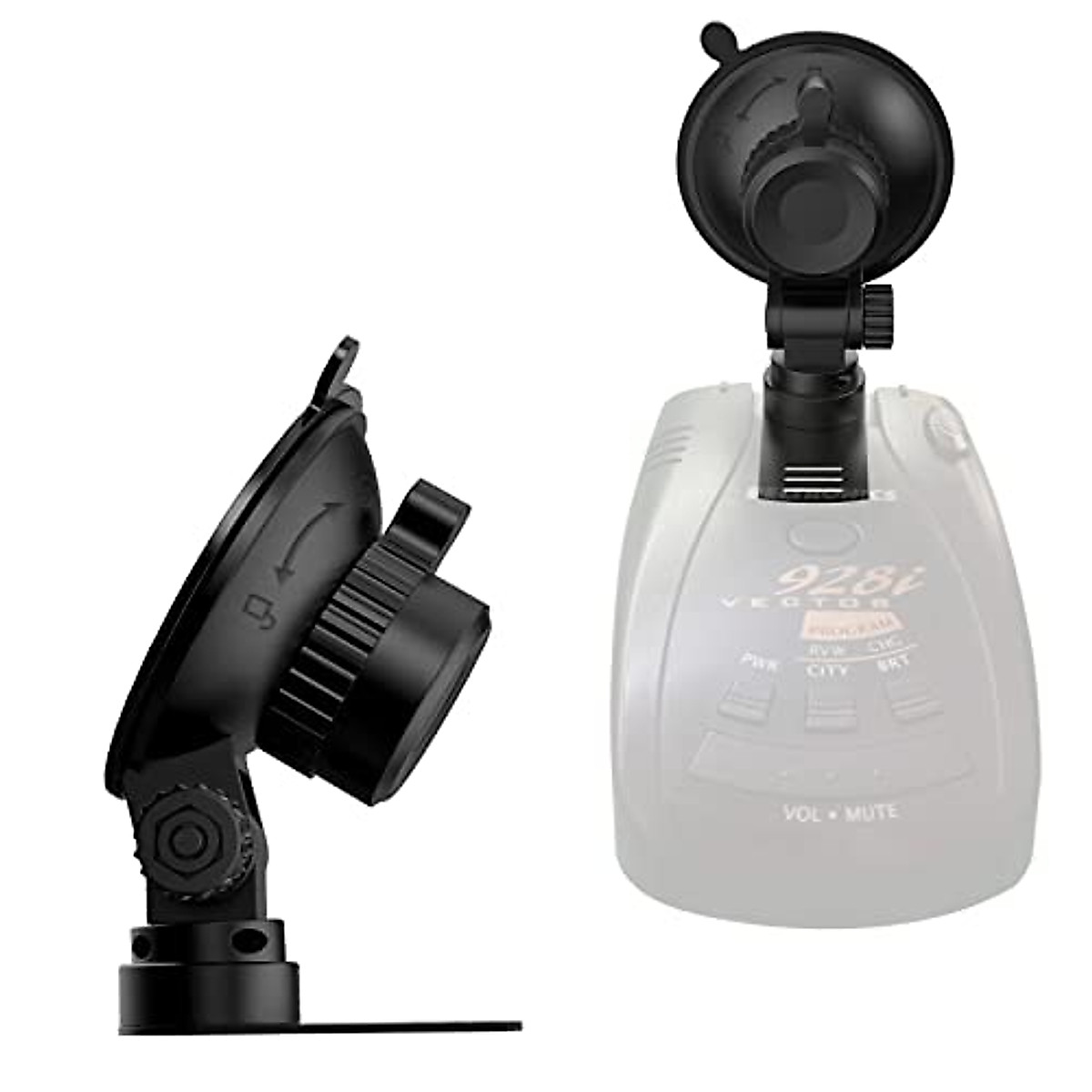 Radar Detector Mount,Car radar mounting bracket suction cup holder,Windshield & Dashboard Radar Detector Suction Mount, For Cobra Escort Valentine One  Beltronics Radar Detector,Easy To Install