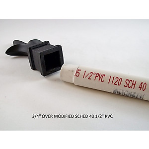 Retrospec Creations 100 Each for 3/4" Plastic Finial Tops for Iron Picket Fence Triad Spear - #50-34