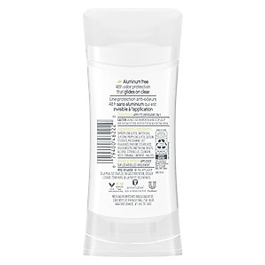 Dove 0% Aluminum Deodorant Stick Pomegranate and Lemon Verbena 4 Count Non-irritating Deodorant for Underarm Care Kindest Aluminum free Deodorant 2.6 oz