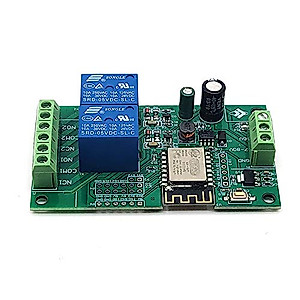 5V/8-80V Power Supply ESP8266WIFI Dual-Way Relay Module ESP-12F Development Board Secondary Development
