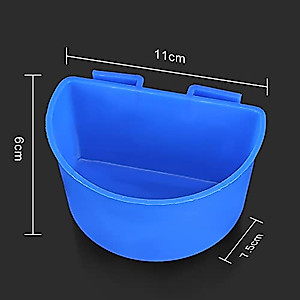 Pigeon Feeder Water 2 Pack Quail Bird Chicken Feeder Water Dispenser Drinkers with Pet Bowls & Feeders Eat Food (Nigh Hole)